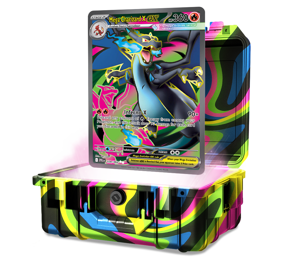 Ultra Rare Flames - Pokémon Box